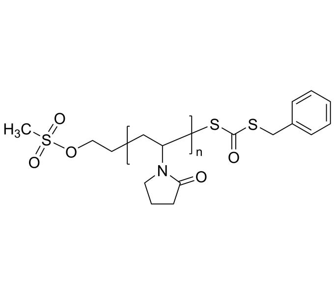 Poly(N-vinyl pyrrolidone), α-mesylate-terminated