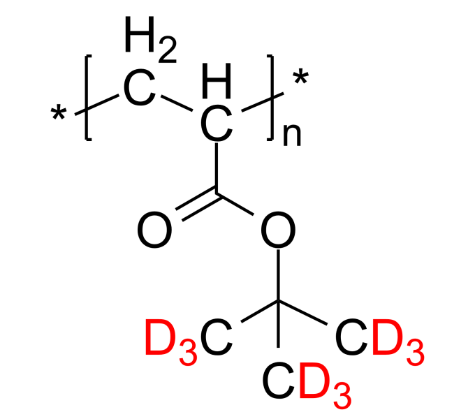 Deuterated Poly(tert-butyl-d9 acrylate)