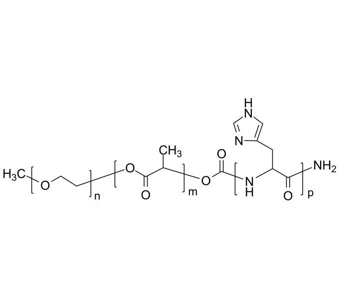 Poly(ethylene oxide)-b-poly(lactide)-b-poly(histidine), (α-methoxy, ω ...