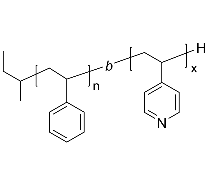Poly(styrene)-b-oligo(4-vinyl pyridine)