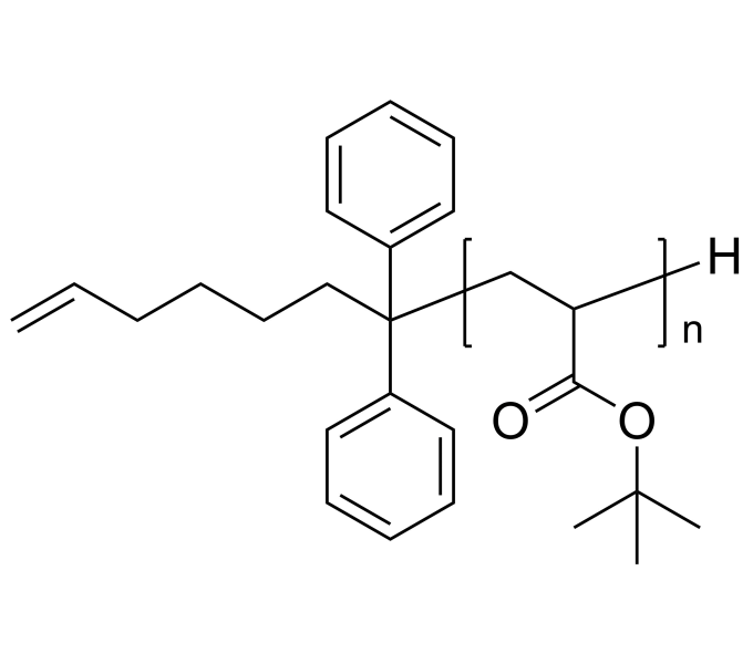 Poly(tert-butyl acrylate), α-vinyl-terminated